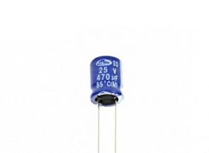 470uf 25V Samwha DC Electrolytic Capacitor (Pack of 3) - 470 uF 25V ...