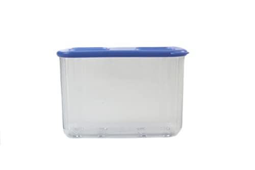 Tupperware Clear Mates Fridge 460 ml Clear Blue Fresh Tower Container ...