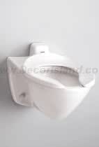 Toto Wal Mt Het Flushometer El Bowl W/Back Spud BM CT708EV#51 Toilet ...