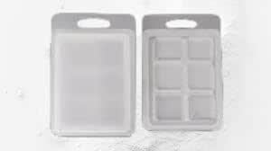 25 Frosted Wax Melt Clamshells: Durable Clam Shell Packaging for Wax ...