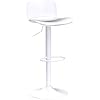 YOUNIKE Furniture Polypropylene Bar Stools Set of 2 with Adjustable ...