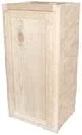 KAPAL W1530-PFP 15" x 30" Unfinished Pine Wall Cabinet - Amazon.com