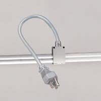Amazon.com : Nora Lighting NRS90-P99BN Grounded Cord & Plug With Rail ...