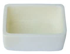 50x40x20mm High Temperature Alumina Ceramic Crucible Sample Holder ...