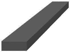 CRL 1/2" x 1-1/8" x 4" EPDM Rubber Setting Blocks - 100 Pack : Amazon ...