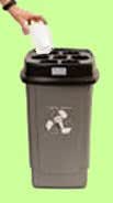 BritishBins Standard Beca Bin With Silver Base : Amazon.co.uk: Home ...