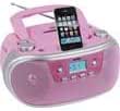 Bush Portable CD Player with iPod Docking - Pink. : Amazon.co.uk ...
