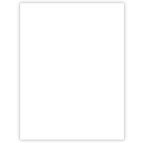 Snapklik.com : Extra Heavyweight Cardstock White 50 Sheets 130 Lb Cover