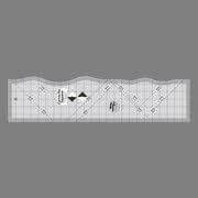 Amazon.com: Creative Grids Curves for Squares Quilt Ruler (CGRKA1) by ...
