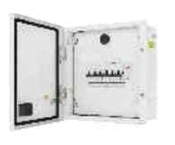 L&T 12 Way Ip 43 Metal Door Spn Distribution Box, Dbspn012Dd : Amazon ...