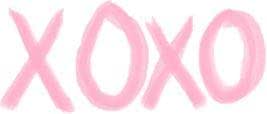 Amazon.com - XOXO Pink - Sticker Graphic - Auto, Wall, Laptop, Cell ...