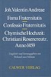 Amazon.com: Fama fraternitatis (1614) ; Confessio fraternitatis (1615 ...