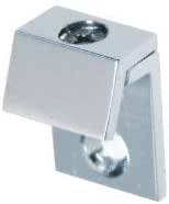 CRL Chrome 5/8" Wide Beveled Mirror Clips - Set - Screen Door Hardware ...