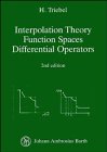 Interpolation Theory - Function Spaces - Differential Operators : Triebel, Hans: Amazon.de: Bücher