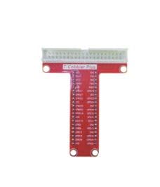 40 Pin Red GPIO Extension Board for Raspberry Pi with Cable : Amazon.in ...