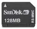 Amazon.com: SanDisk - Flash memory card - 128 MB - RS-MMC : Electronics