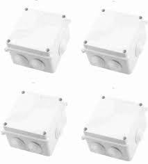 4X4 Inches Square IP65 Junction Box for CCTV Surveillance Security ...