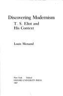 Amazon.com: Discovering Modernism: T.S. Eliot and His Context ...