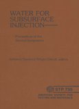 Water For Subsurface Injection : Amazon.in: Books