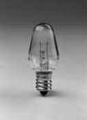 Sylvania 7 Watt Night Light Bulb C7 Shape with White Finish Candelabra ...