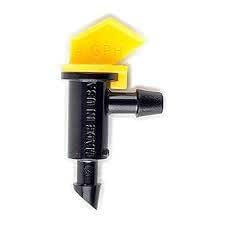 Amazon.com : ½ GPH Flag Emitter with ¼“ Barbed Inlet and Outlet (Bag of ...
