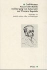 Konservative Politik im Übergang vom Kaiserreich zur Weimarer Republik ...
