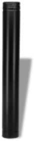 DuraVent 3112B PelletVent Black Pipe, 4" Diameter, 12" Length: Ducting ...
