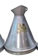 Patel Enterprise GI Conical Measuring Jar, 1 Litre Capacity, Silver for ...