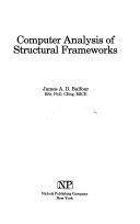 Buy Computer Analysis of Structural Frameworks Book Online at Low ...