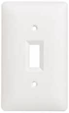 Amazon.com: Masque Single Toggle Switch Wallplate White