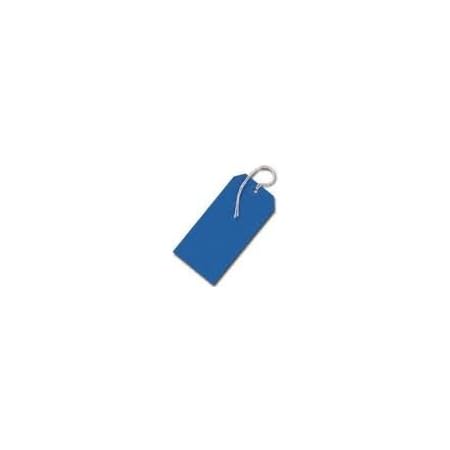 250 Large Reinforced Blue Strung Tags Luggage Labels 120 x 60mm ...