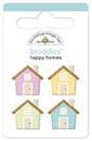 Amazon.com: Doodlebug Design - Welcome Home Collection - Brads - Happy ...