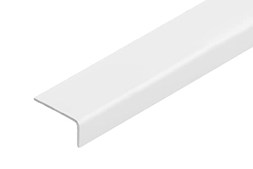 Buy Cezar White Plastic PVC Corner 90 Degree Angle Trim Wall Corner ...