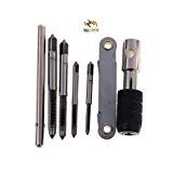 KROST Adjustable HSS T-Handle Tapping Threading Tool 5 Pieces Hand ...