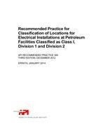 API RP 500 Recommended Practice for Classification of Locations for ...