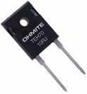 Ohmite Thick Film Resistor, 1 Ohm, 100W, 1% - TEH100M1R00FE: Electronic ...