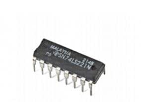 74LS221 Dual Monostable Multivibrator IC with Schmitt-Trigger Inputs ...