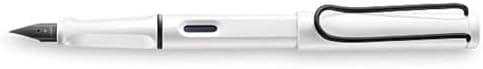 Lamy Safari Medium Nib Fountain Pen | Sturdy Plastic, Shiny White ...