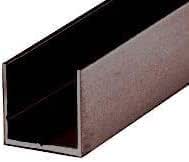 Amazon.com: CRL Duranodic Bronze Finish 7/8" Single "U" Channel - 12 ft ...