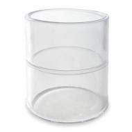 HARVEL Clear PVC Coupling, Solvent x Solvent, 1" Pipe Size - Pipe ...