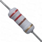 RESISTOR 220OHM 2W 5% CFR AXIAL (343-E) SK-220-2W (Pack of 20) : Amazon ...