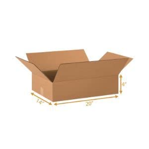 To The Packaging™ Courier Packing Corrugated Brown Box 3 Ply 20 x 14 x ...