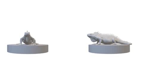 Amazon.com: Set of 5 Small Animal Miniatures for DND Pathfinder RPG ...