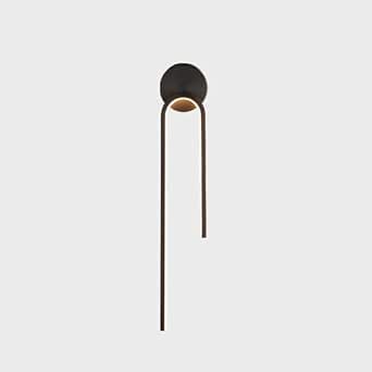 Amazon.com: Modern LED Wall Light Fixture - Black Brass Long Tube ...