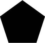 Amazon.com: Shapes, Pentagon, Vinyl Car Decal, Multiple Colors', 20-by ...