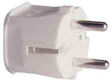 ABL SURSUM 1116110 Tipo F 2P Blanco conector eléctrico - Enchufe (16 A ...