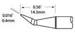 Metcal PTTC-701B-PK PTTC 700 Series 0.4mm Bent Conical Tweezer Tip ...