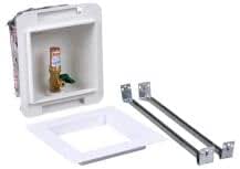 Fire Rated Expansion Ice Maker Outlet Box w/Water Hammer Arrestor, 1/4 ...