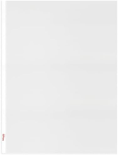 Esselte Quality Plastic Punched Pocket A3 Portrait, Clear Matt Finish ...