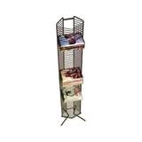 Atlantic Onyx Wire Cd-Tower - Holds 65 Cds In Matte Black Steel ...